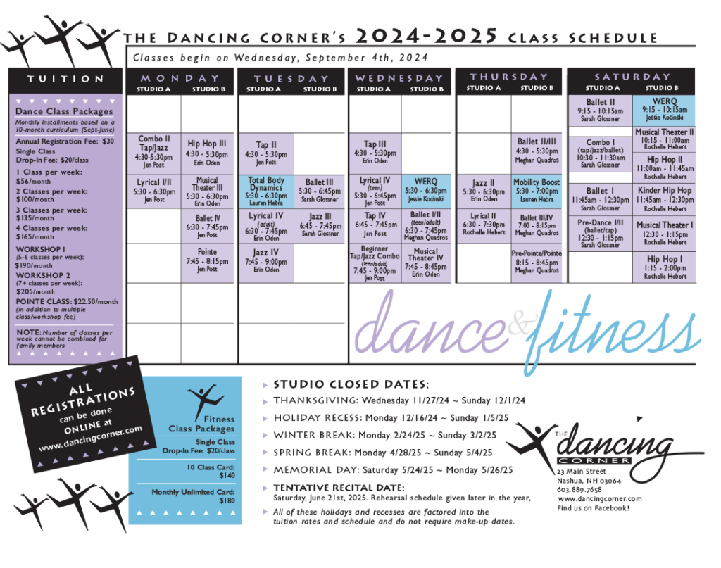 The Dancing Corner Dance Studio | Jazz, Tap, Ballet, Modern, Pre-Dance ...
